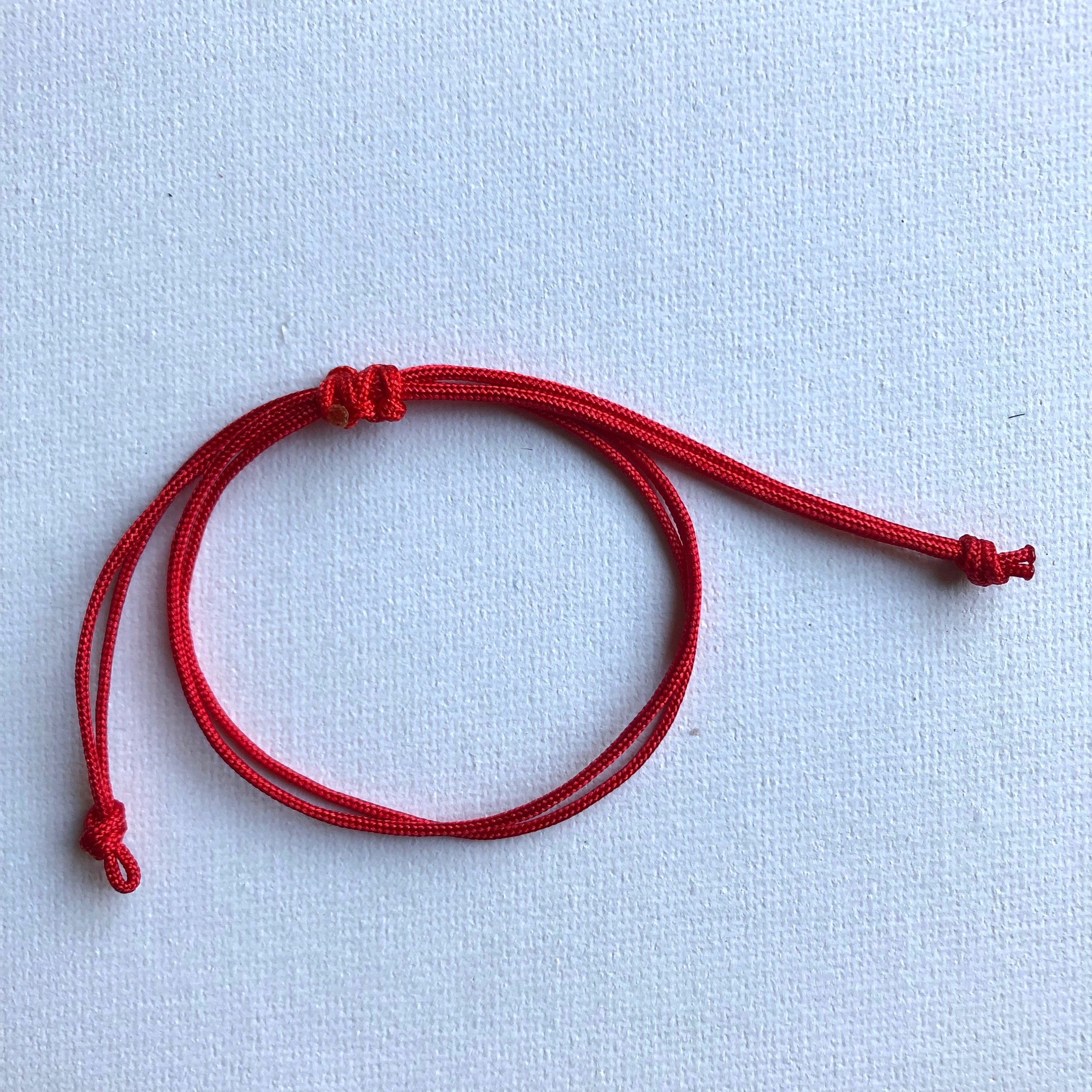 Red String Bracelet Lucky Bracelet Red Cord Bracelet Braid - Etsy