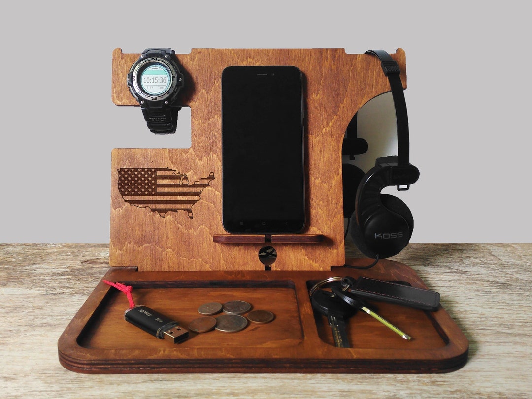 Custom Docking Station Personalized Desk Organizer Dock - Etsy