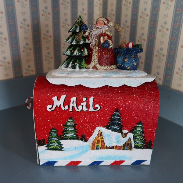 Large Santa Mailbox - Etsy