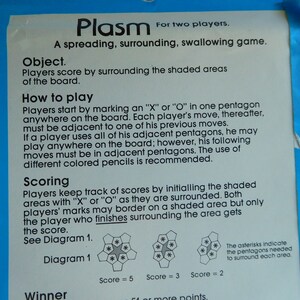 Vintage Plasm Paper Game for Travel and Leisure 1974 Minnesota Mining ...