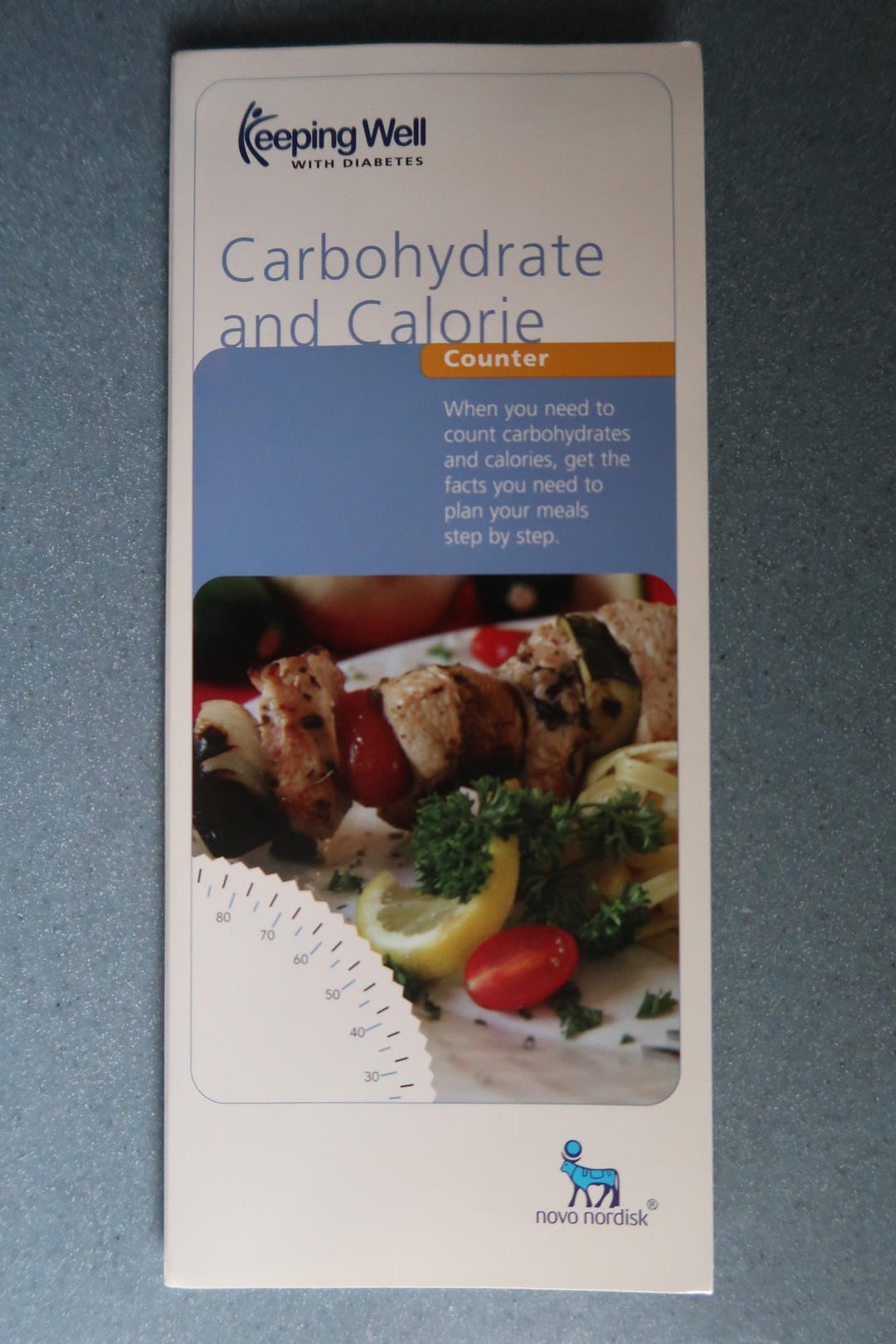 Vintage "keeping Well With Diabetes" Carbohydrate Calorie Counter ...