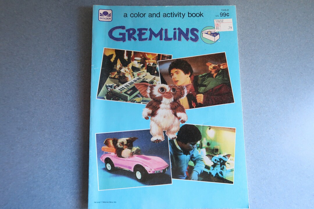 Vintage Gremlins Color and Activity Book From 1984 Golden Books One ...