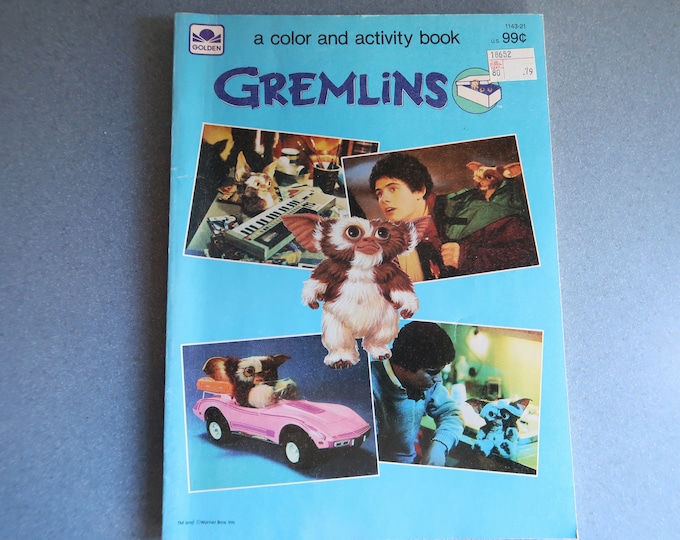 Vintage Gremlins Color and Activity Book From 1984 Golden Books One ...