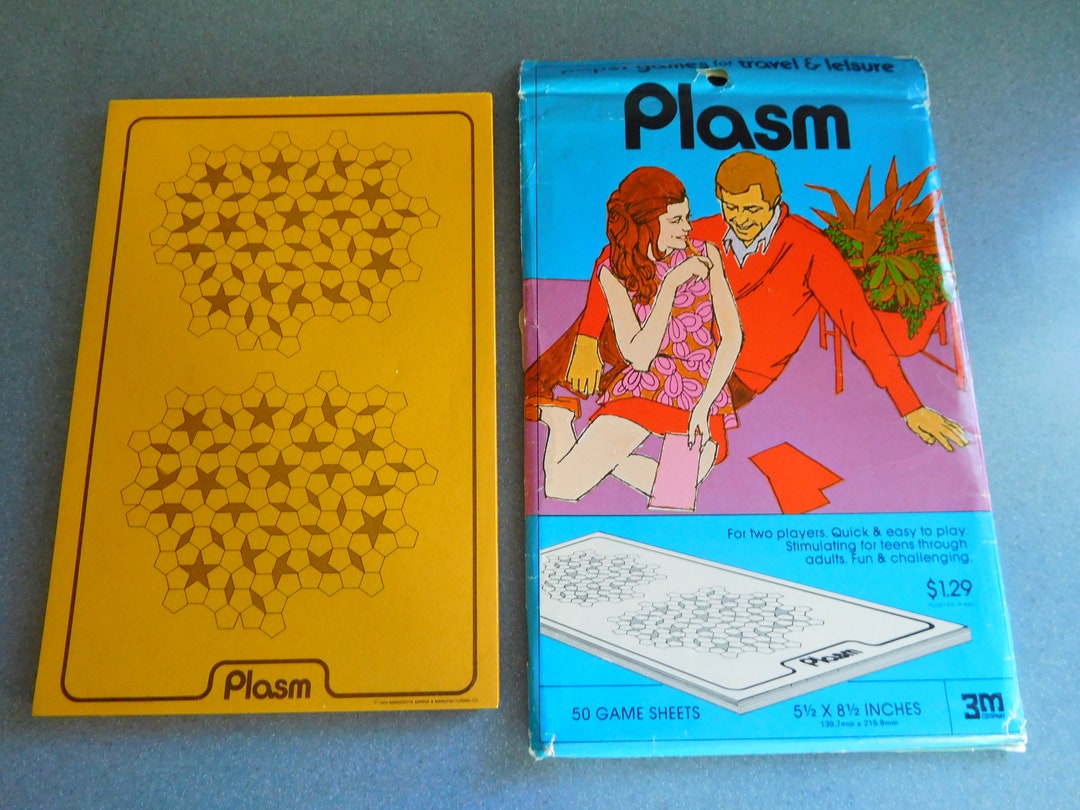 Vintage Plasm Paper Game for Travel and Leisure 1974 Minnesota Mining ...