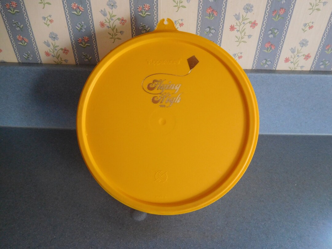 Tupperware Seal X in Maize yellow With Unique Design From - Etsy