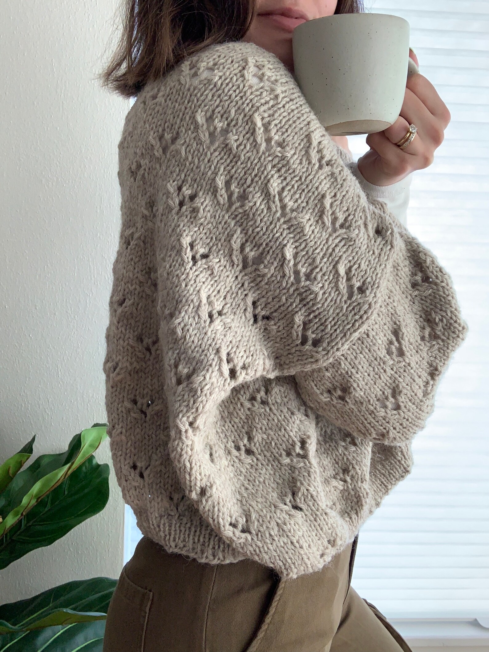 Goji Lace Sweater PATTERN Lace Mohair Oversized Sweater - Etsy