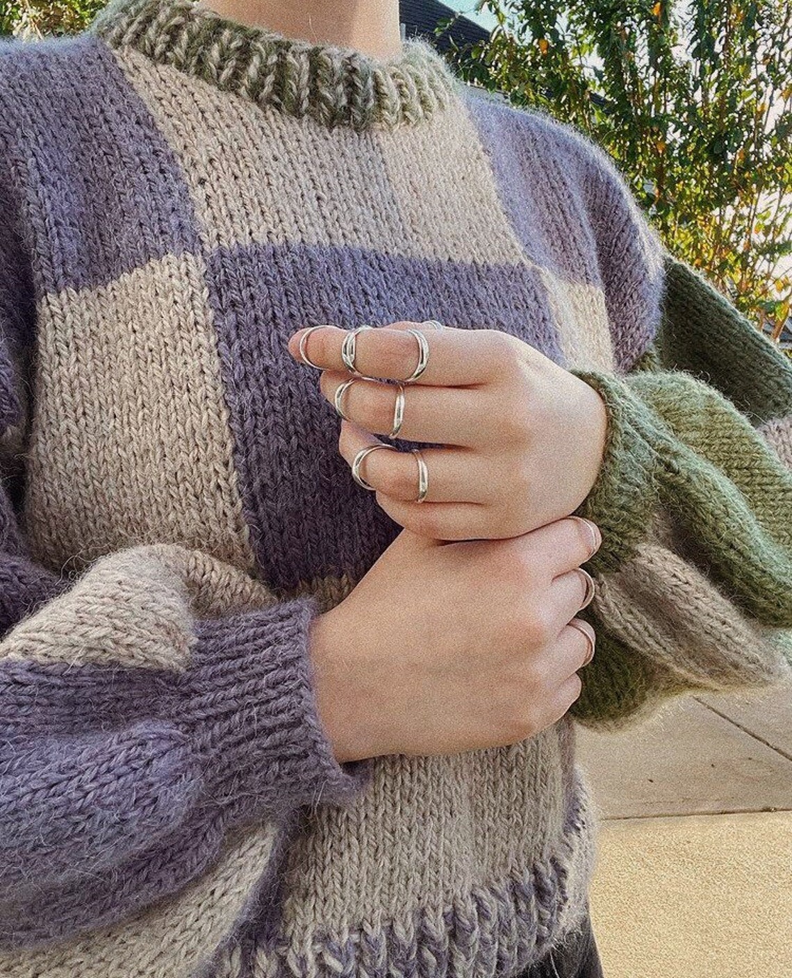 Jester Checkered Sweater PATTERN Intarsia Checkboard Cropped - Etsy