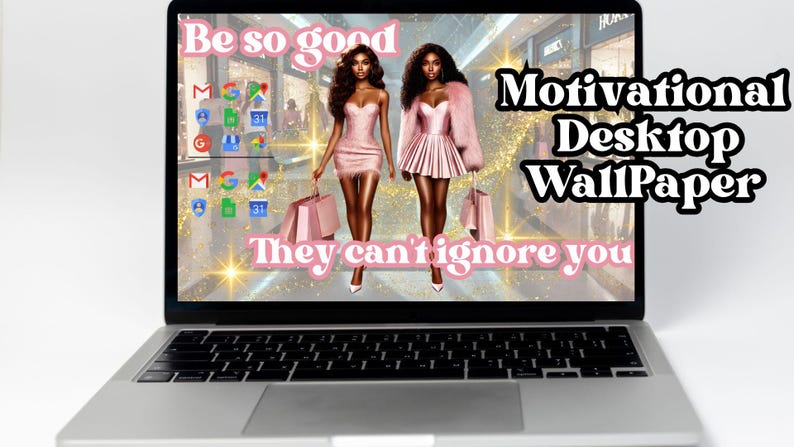 Boss Baddie Desktop Wallpaper L Motivational Wallpaper Art L Instant ...