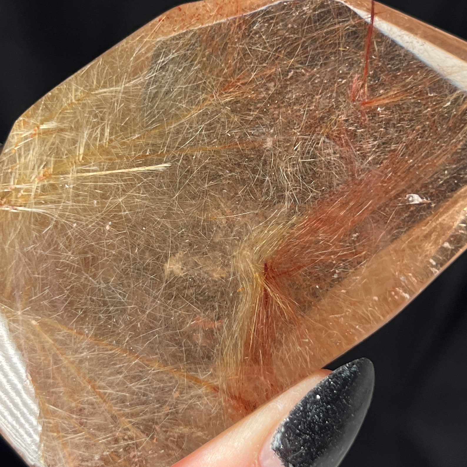 Golden Rutilated Quartz Freeform Shape Display Quartz Polished Quartz ...