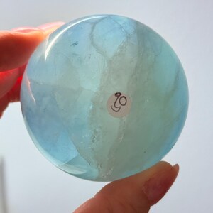 Pastel Blue Fluorite Sphere, Polished Fluorite, Crystal Sphere, Blue ...