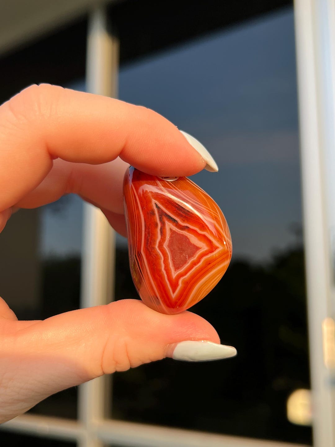 Sardonyx Tumbled Stone, Polished Sardonyx, Crystal, Mineral, Gemstone ...