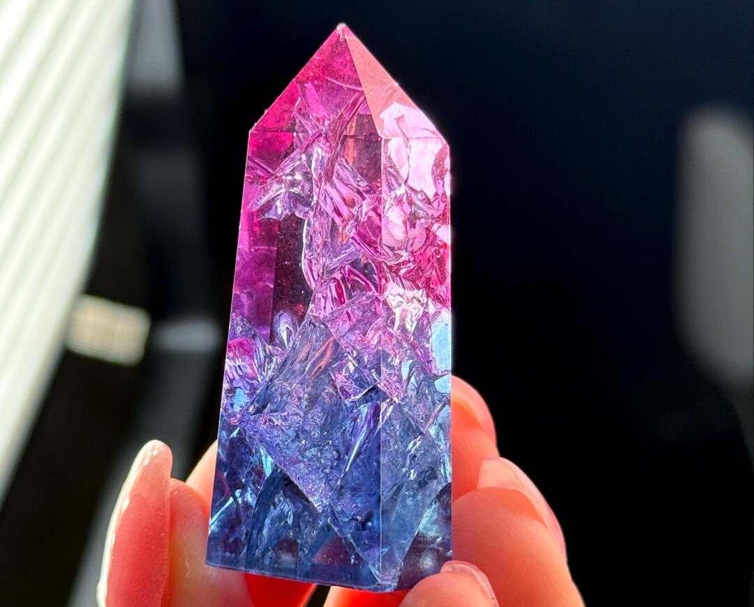 Ruby Aura and Aqua Aura Hybrid Aura Quartz Tower Grape Magenta Ruby ...