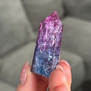 Ruby Aura and Aqua Aura Hybrid Aura Quartz Tower Grape Magenta Ruby Aura Crystal Crystal, Aura ...