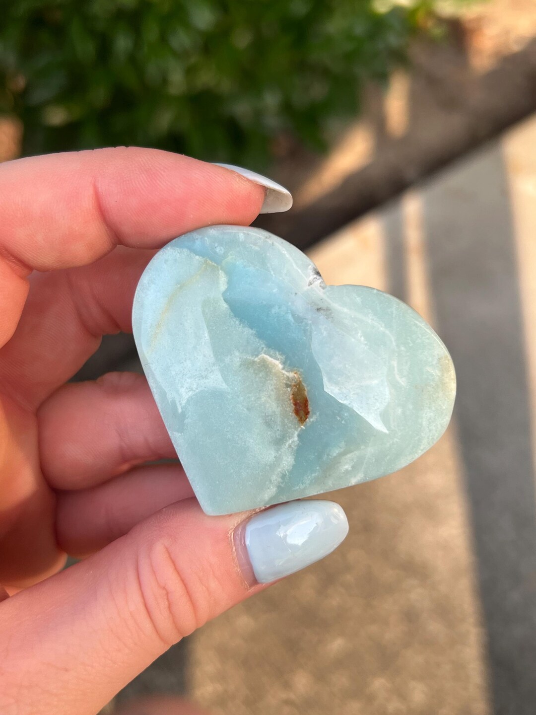 Sky Blue Quartz Heart, Polished, Crystal, Mineral, Gemstone, Crystal ...