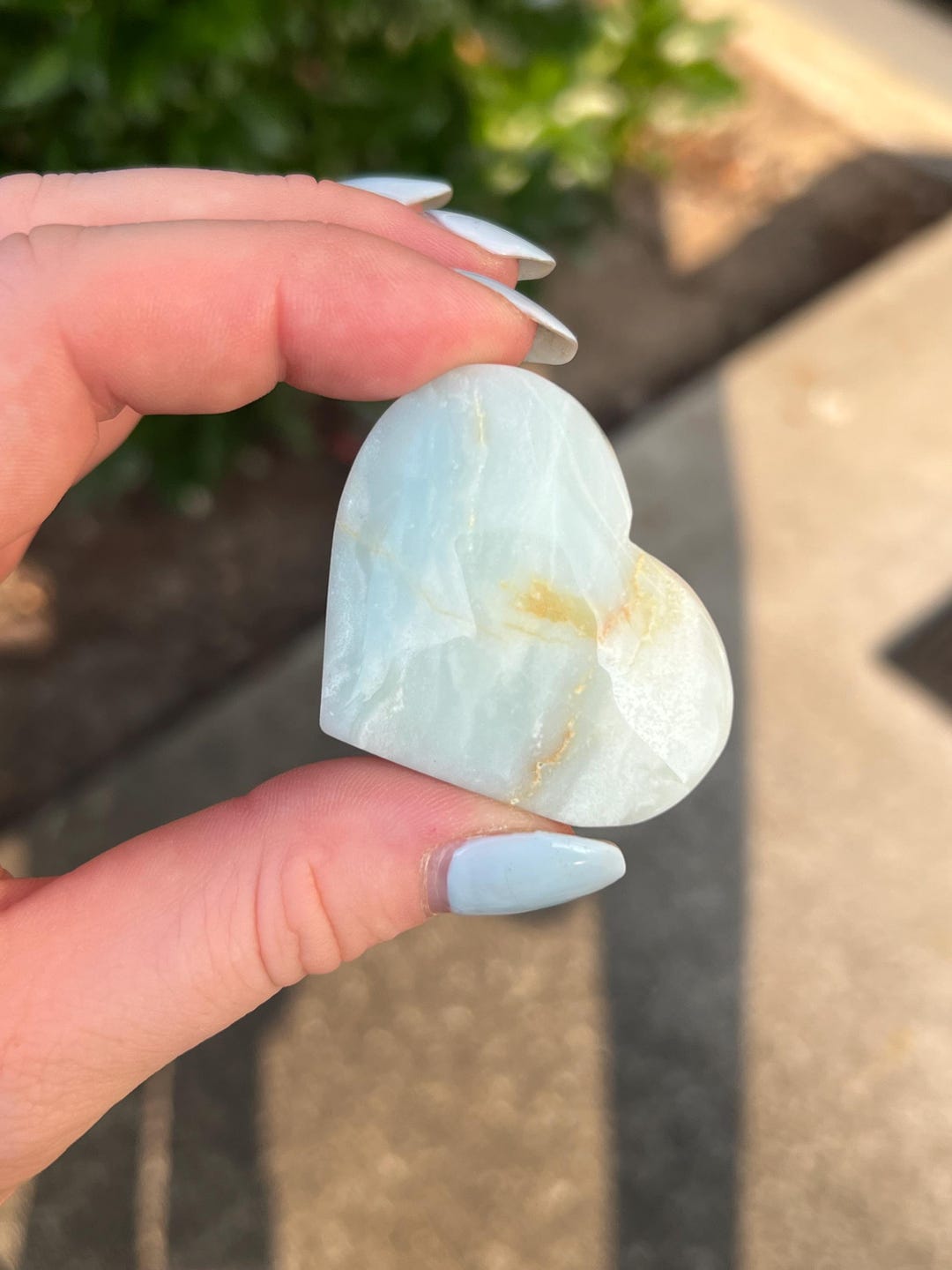 Sky Blue Quartz Heart, Polished, Crystal, Mineral, Gemstone, Crystal ...