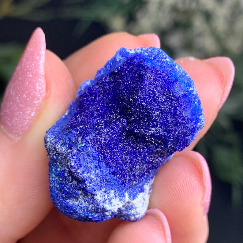 Home Décor Home & Living Real Azurite Blueberry Gem Crystal Specimen 1 ...