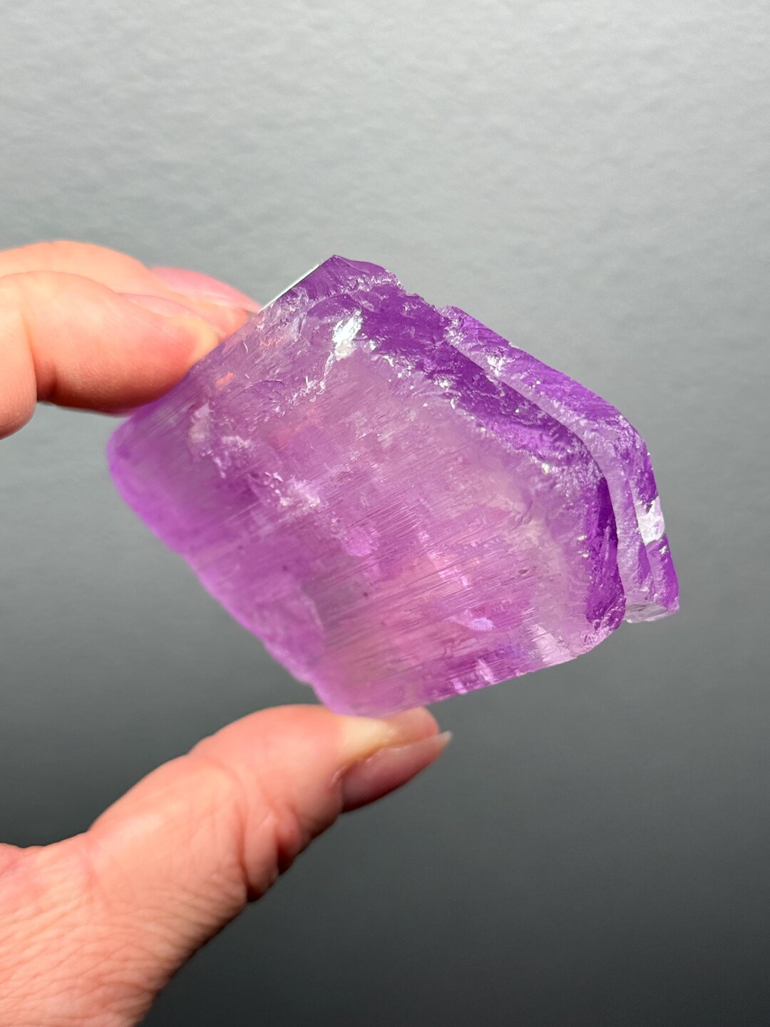 Epic Large Pink Kunzite Purple Kunzite Crystal, Pink Spodumene Crystal ...