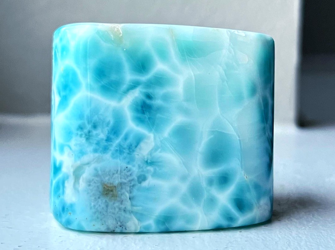 Larimar Freeform, Larimar Self Standing, Polished Crystal, Gemstone ...