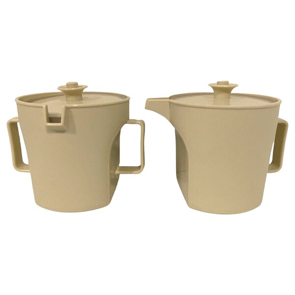 Tupperware Sugar and Creamer - Etsy