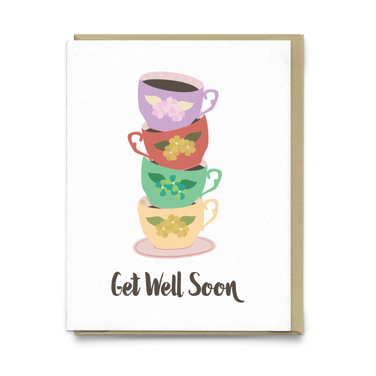 Get Well Soon Card Greeting Card Feel Better Card Sick - Etsy