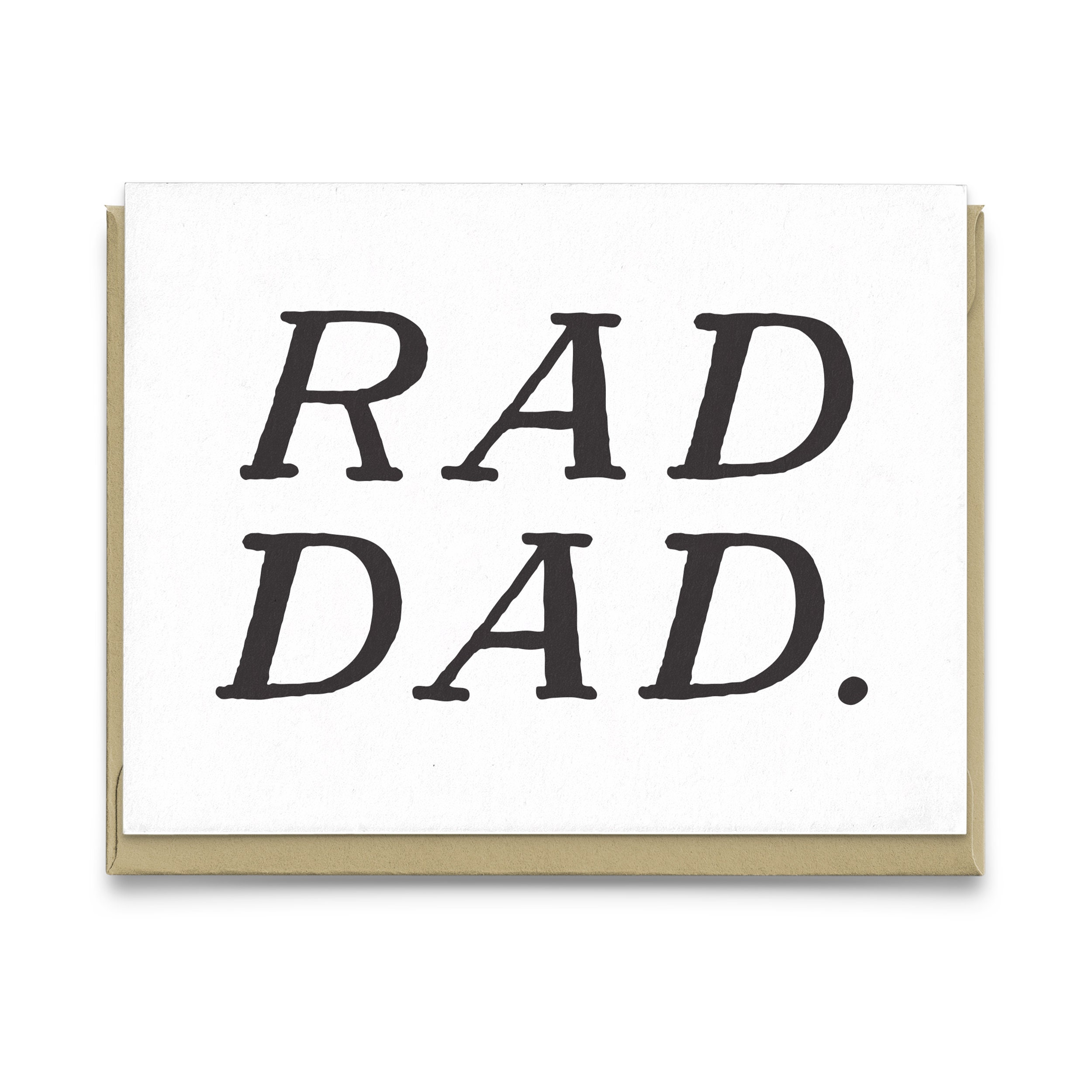 Rad Dad Greeting Card Father's Day Card Card for Dad - Etsy