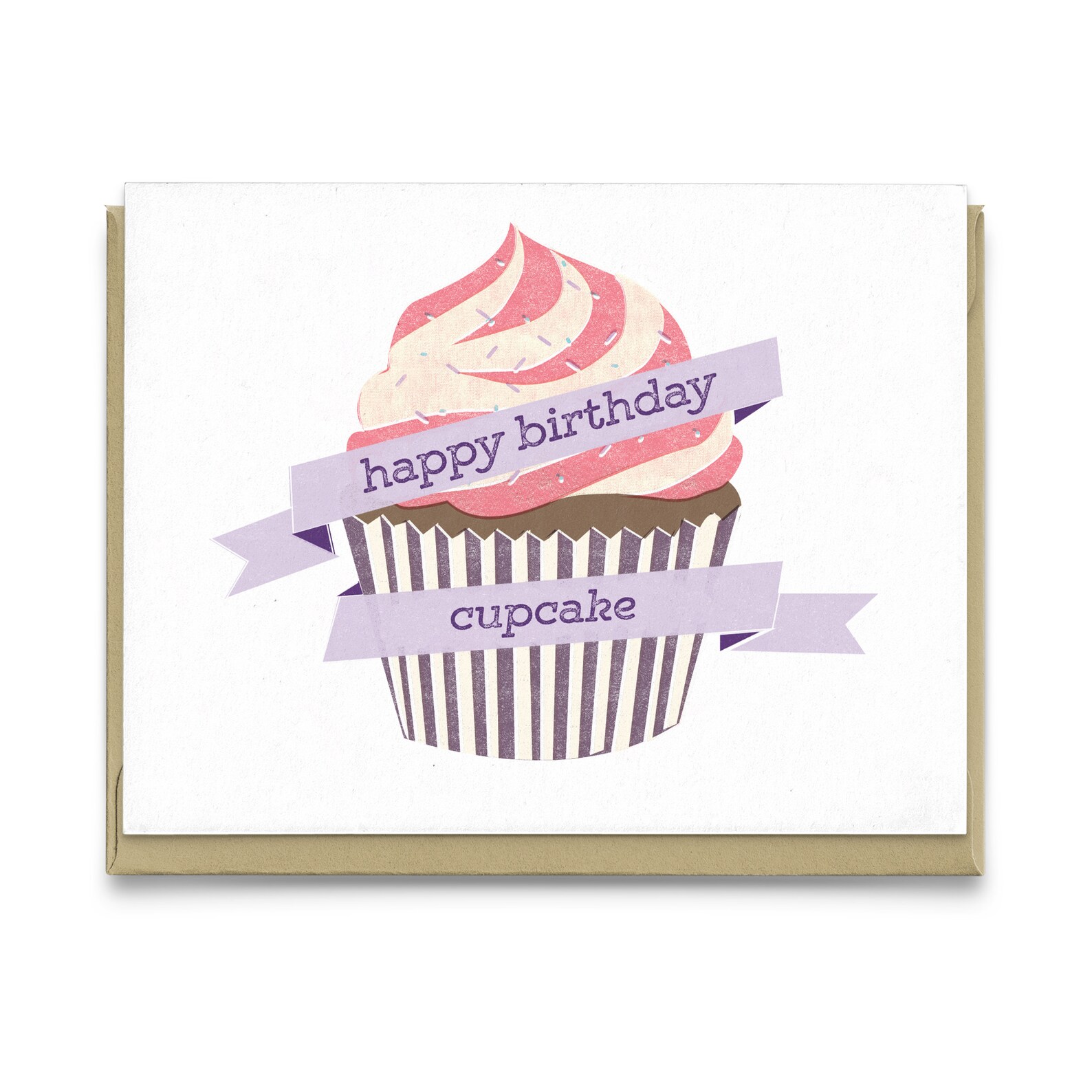 Happy Birthday Cupcake Greeting Card Birthday Card - Etsy