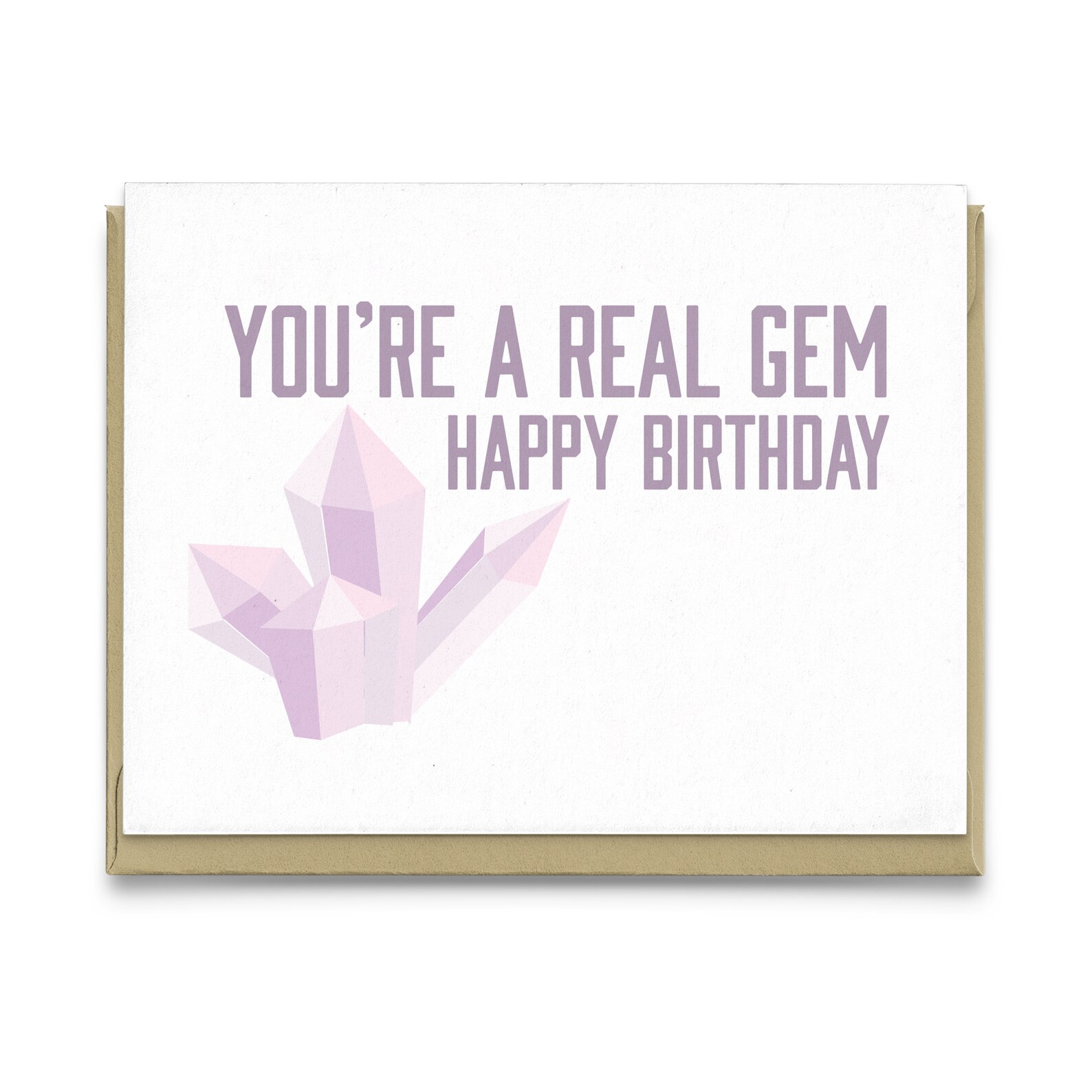 You're A Real Gem | Birthday Card, Pretty Card, Bday Card, Greeting ...