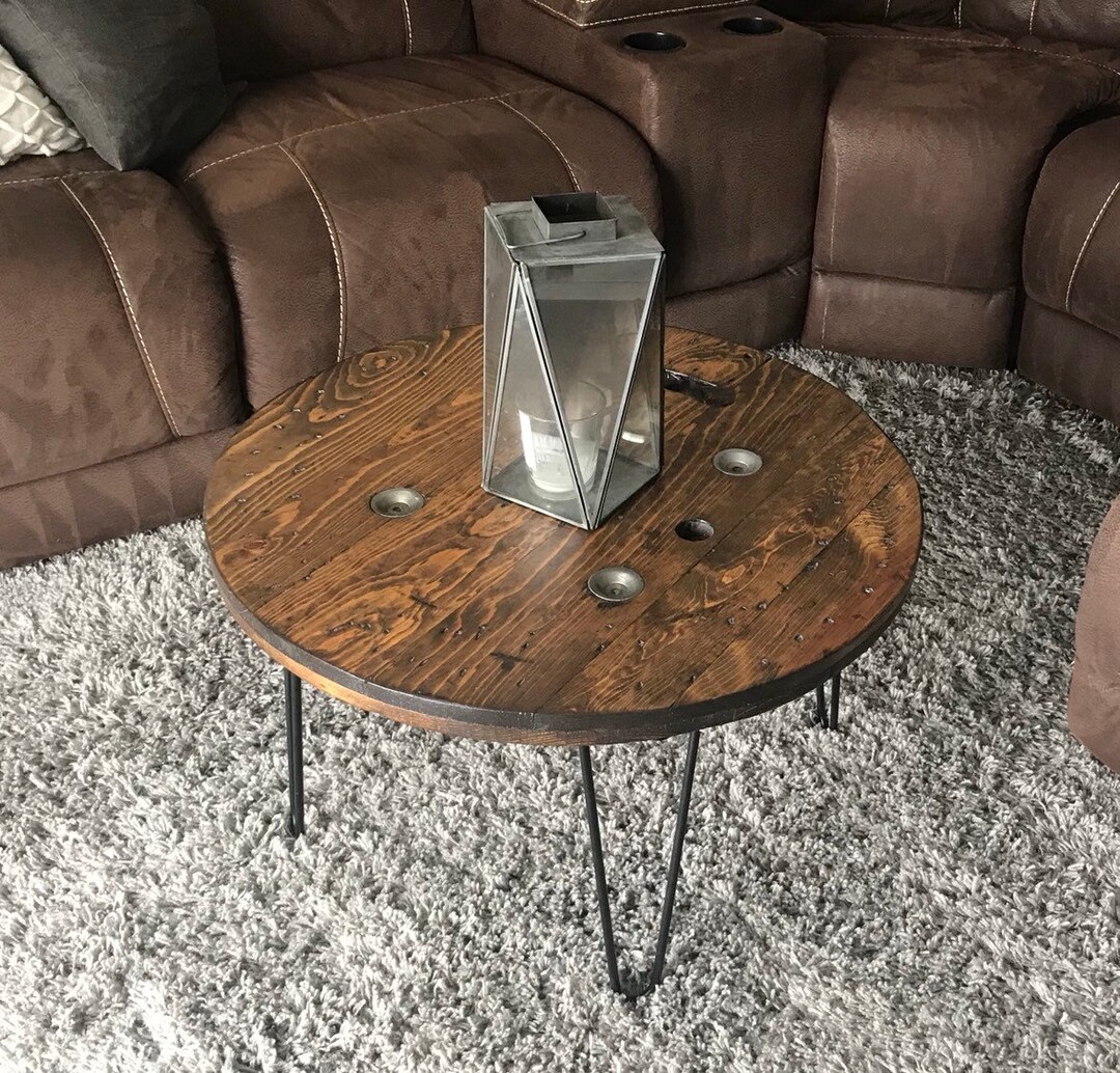 Spool Coffee Table - Etsy