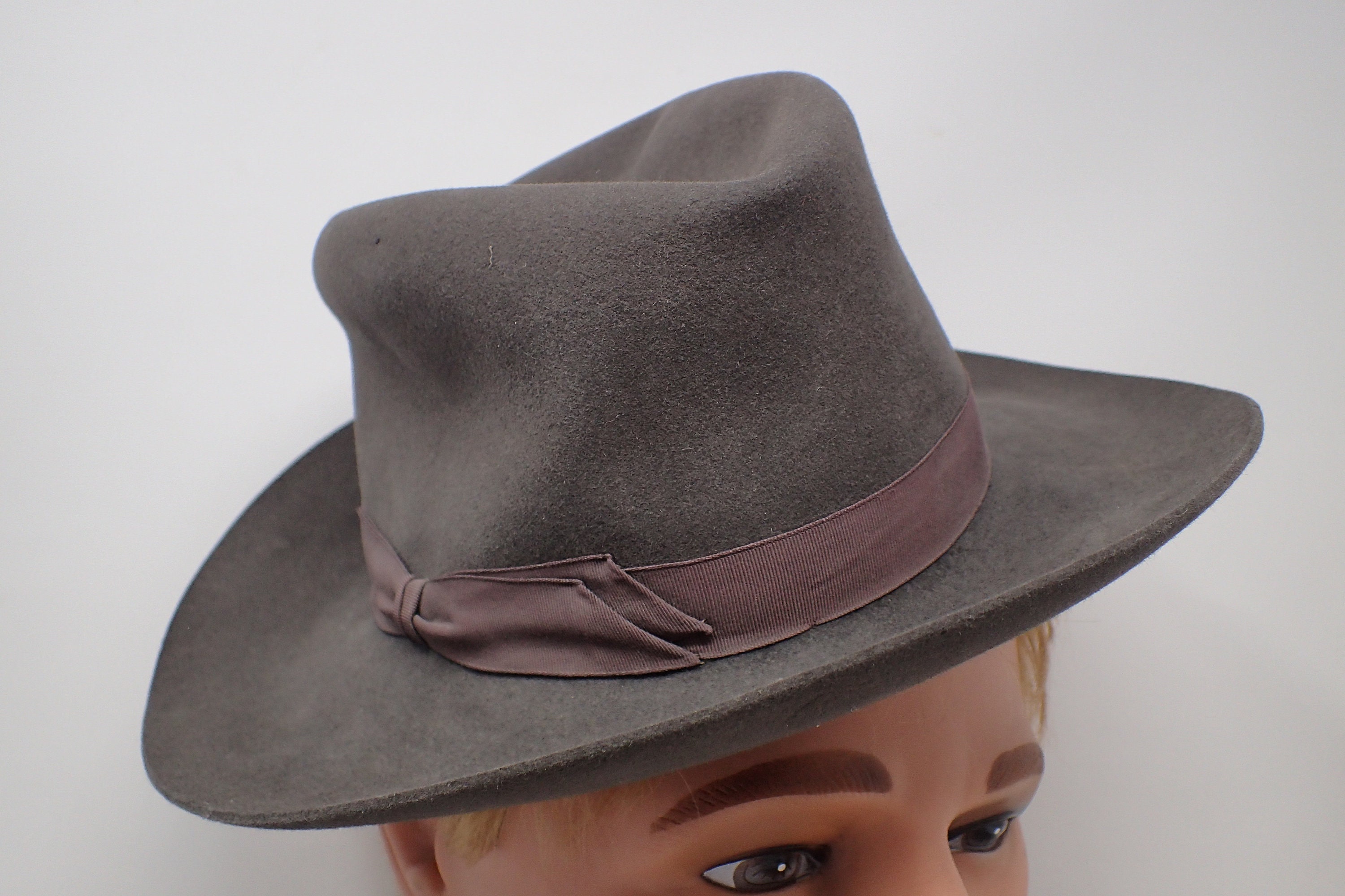 Vintage Leather Hat Handmade - Etsy
