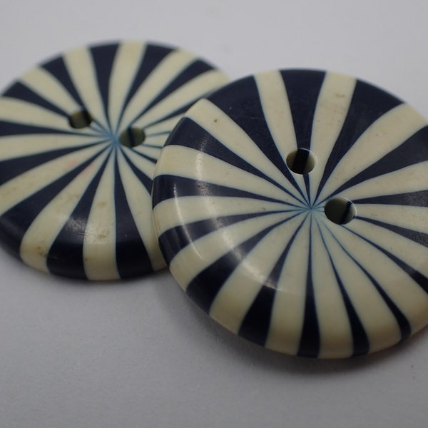 Striped Buttons - Etsy