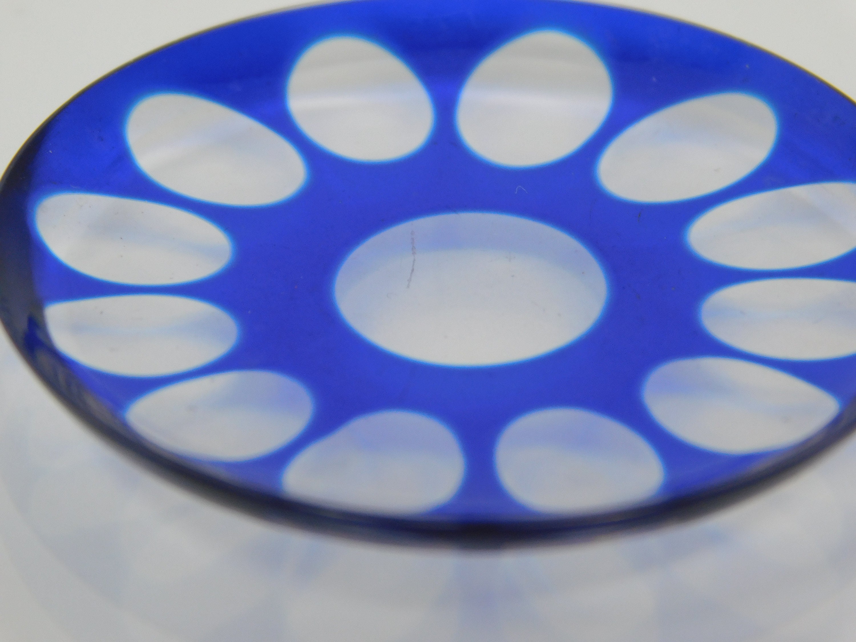 Old Baccarat Blue Crystal Watch Dial | Etsy