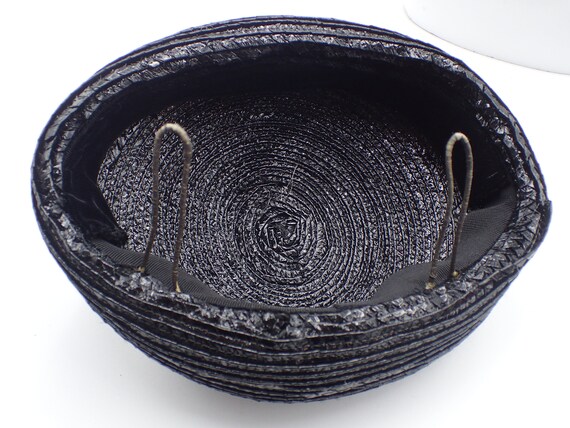 vintage hat, art nouveau, birds nest - Gem