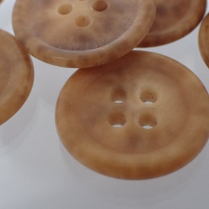 Eight Vintage Brown Speckled Buttons - Etsy