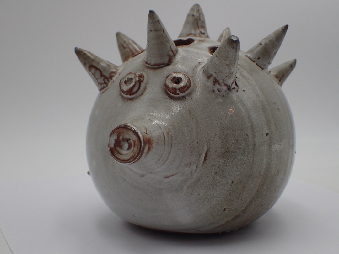 Soliflore Sculpture Ceramic Hedgehog - Etsy