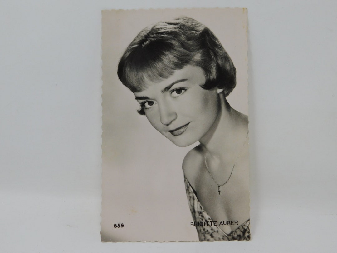 Old Postcard Brigitte Auber - Etsy