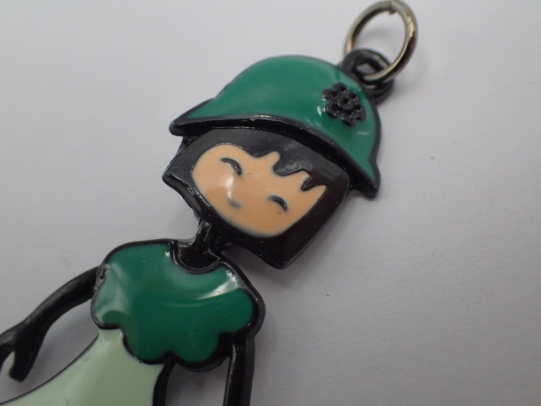 Vintage Pendant Articulated Character - Etsy