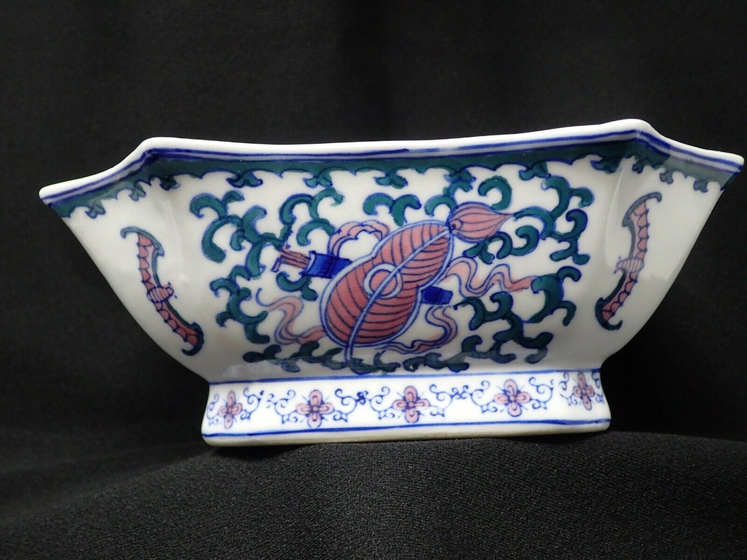 Antique China Dish Bat Decoration - Etsy