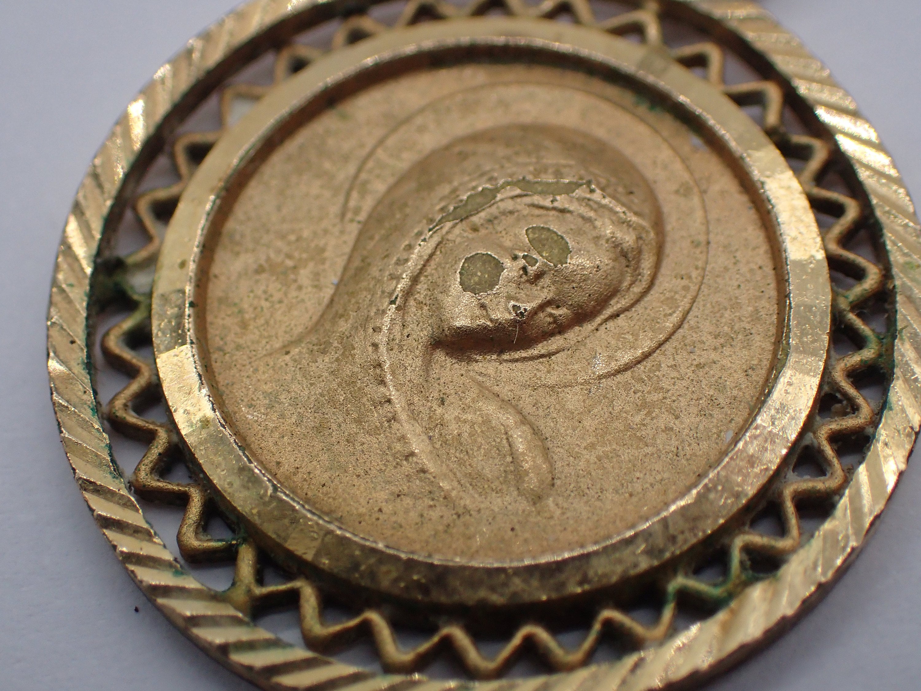 Medallion, Religious Pendant - Etsy