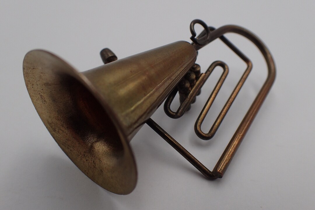 Vintage Pendant, Copper Trumpet - Etsy