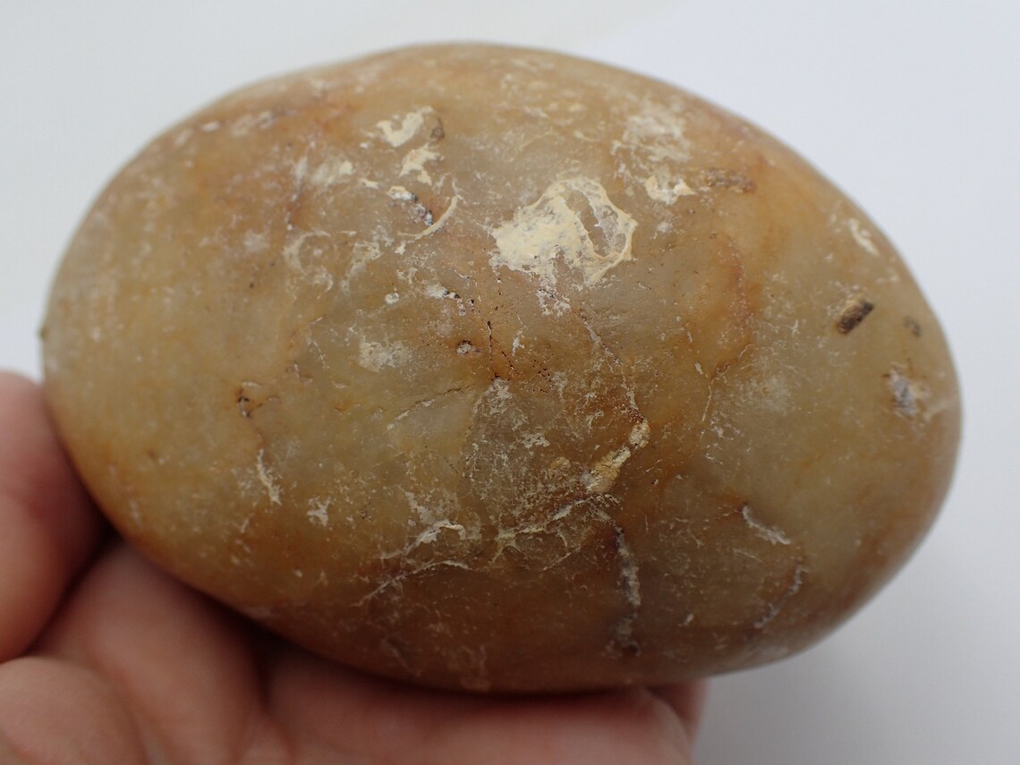 Round Natural Stone of Ancient Alabaster - Etsy
