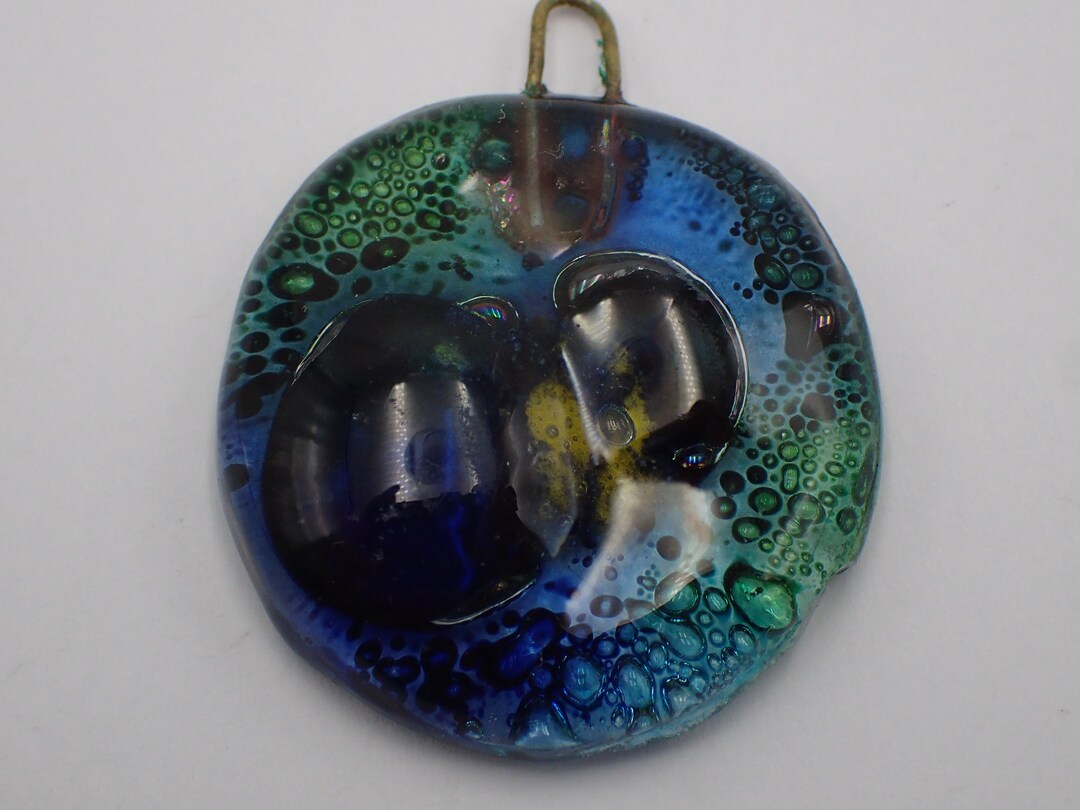 Vintage Murano Glass Pendant - Etsy