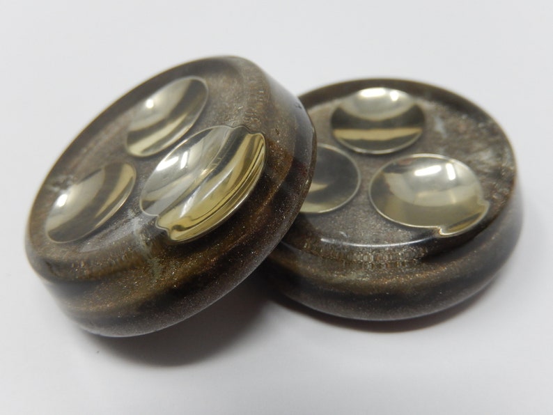 Pair of Bubble Buttons, Plastic Material, Diameter 3 Cm - Etsy