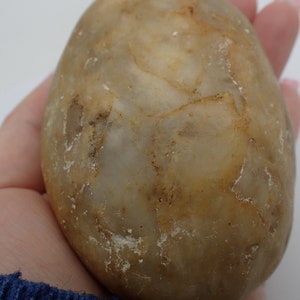 Round Natural Stone of Ancient Alabaster - Etsy