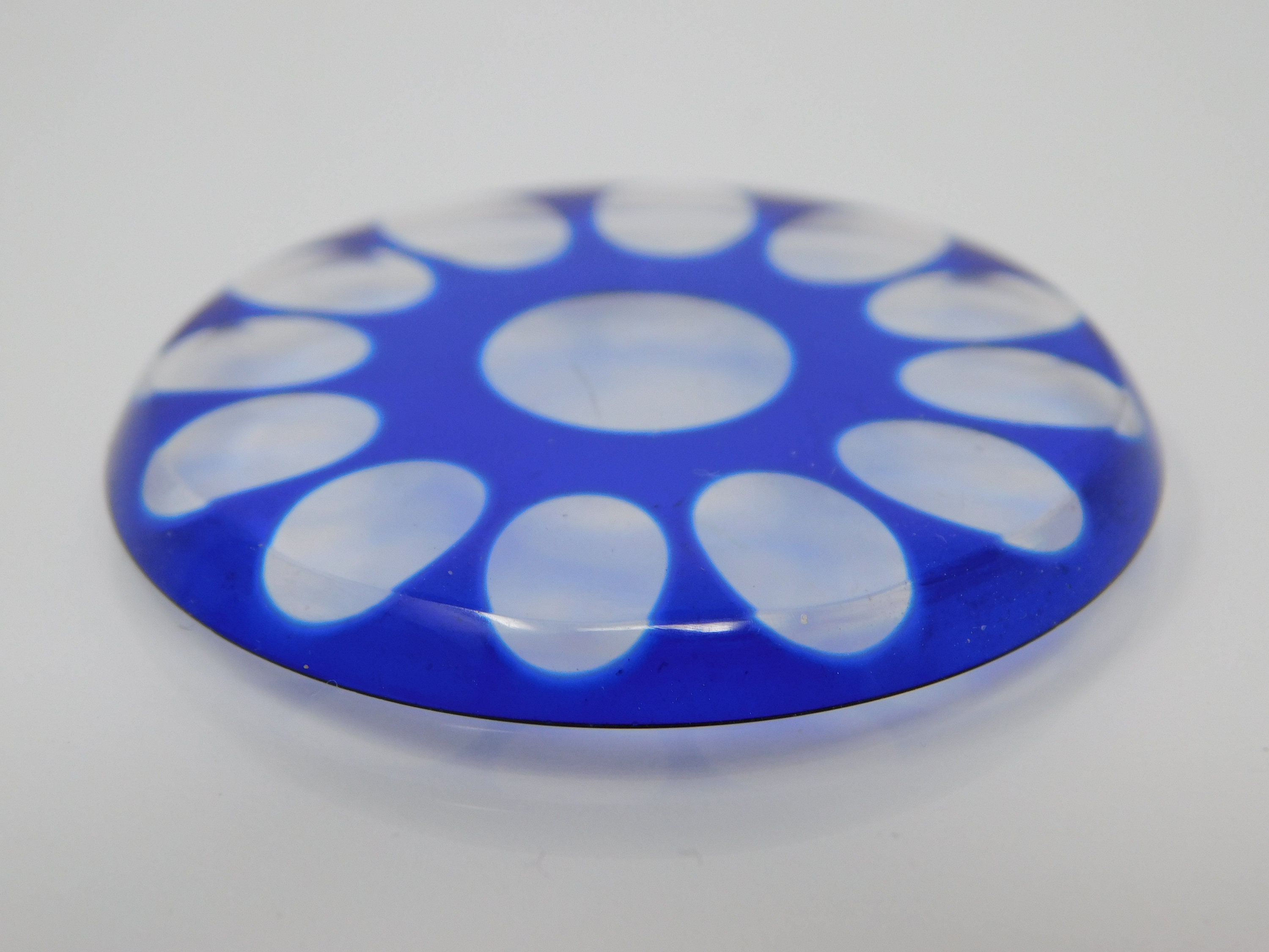 Old Baccarat Blue Crystal Watch Dial - Etsy