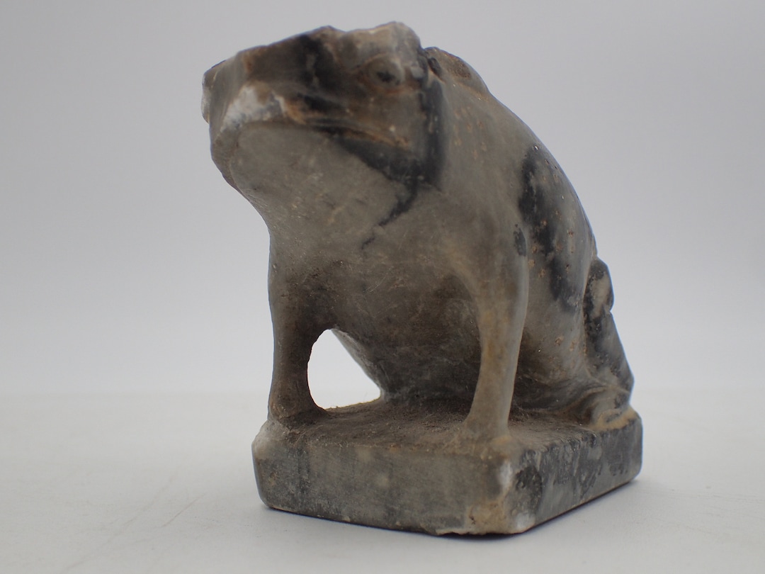Vintage Frog, Stone Sculpture - Etsy