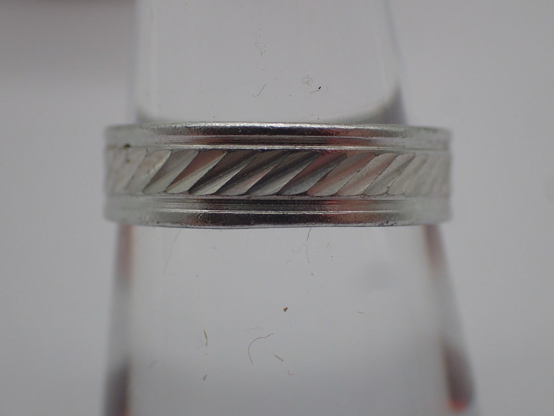 Vintage Pewter Ring - Etsy