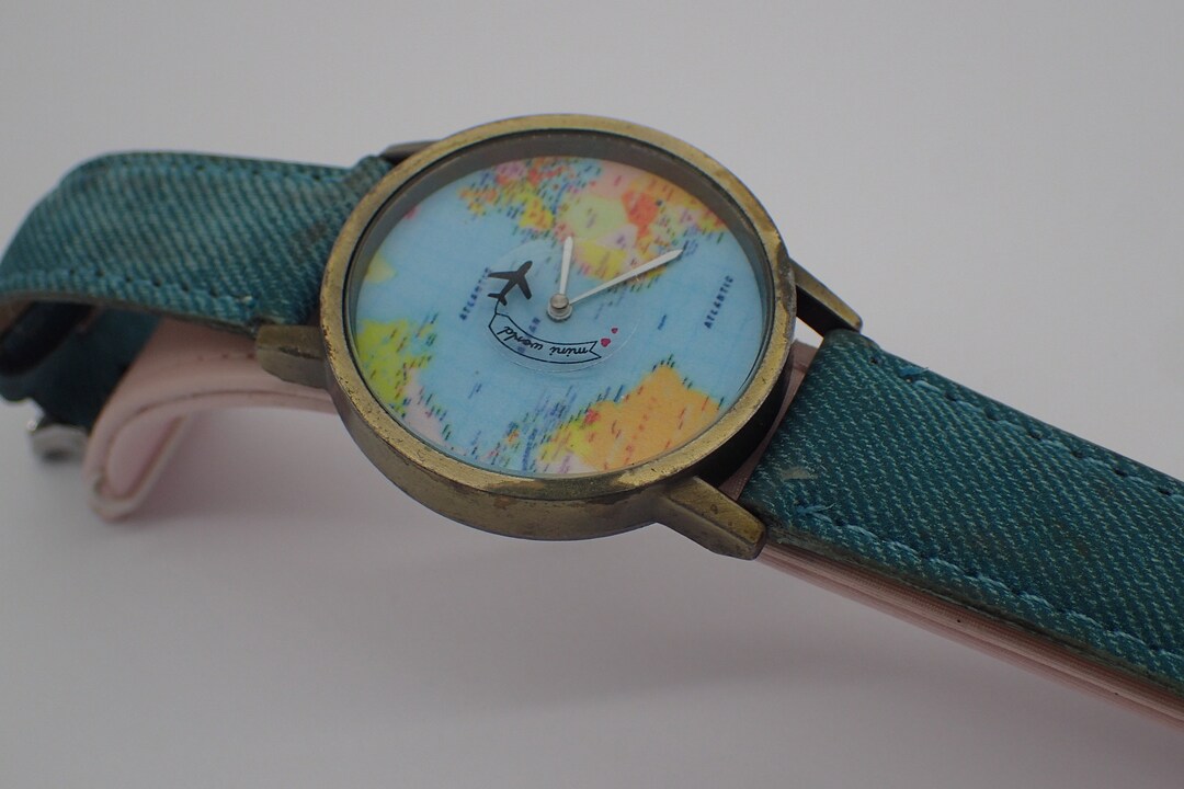 Vintage Planet Watch - Etsy