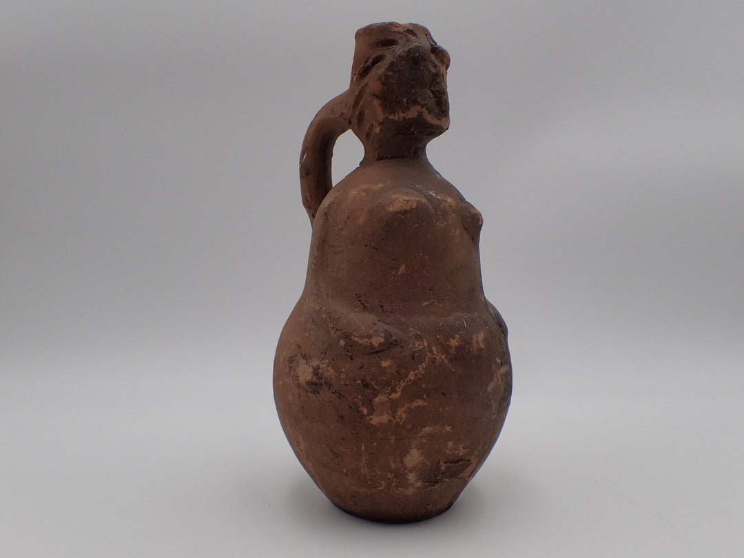 Pitcher, Ancient Anthropomorphic Pottery - Etsy