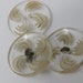 Three Transparent Vintage Buttons - Etsy