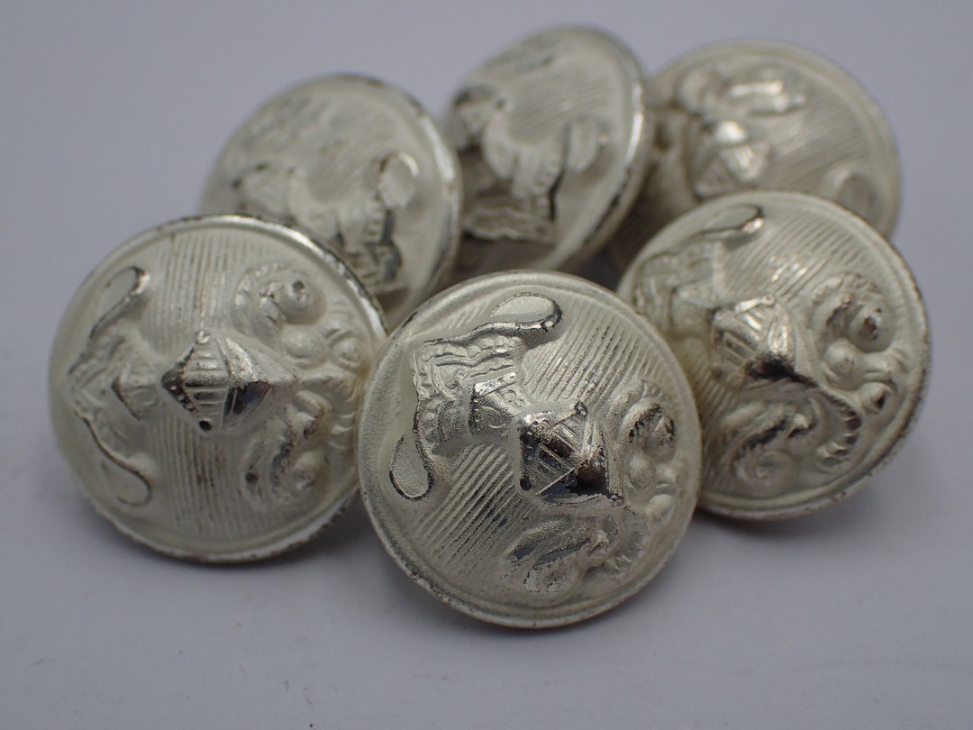 Six Vintage Firefighter Buttons - Etsy